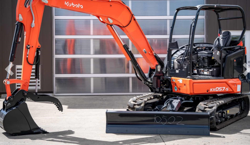 Rent the Mini Ex Kubota KX057 (open) | Palmetto State Rentals